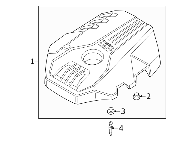 2019-2023 Genesis G70 Bolt Eng Cover Mtg 29246-4A000 | OEM Parts Online