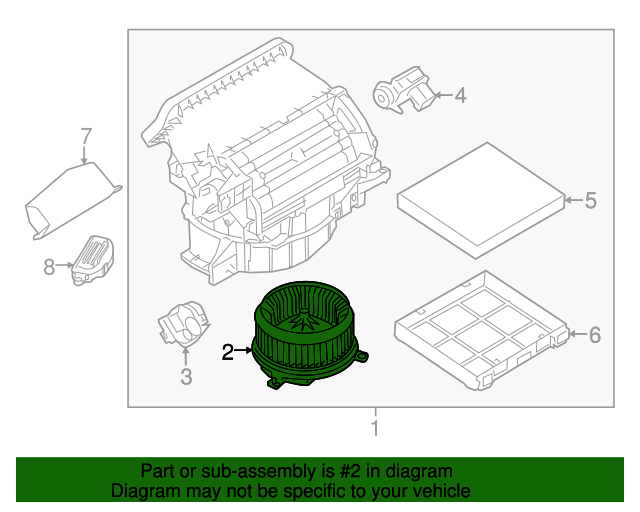 Genuine Blower Motor for 2017-2023 Land Rover | Land Rover Part ...