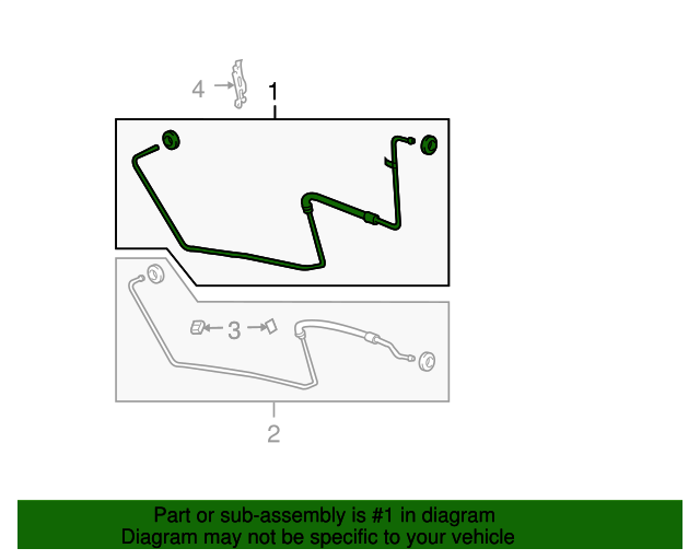 2009-2014 GM Upper Hose 25849123 | GMPartsDirect.com