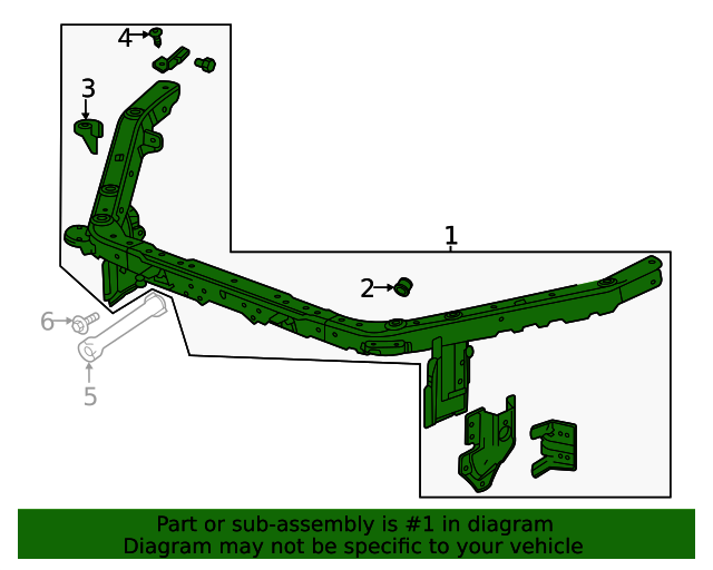 2020-2024 Cadillac CT5 Front Compartment Front Panel 84869693 | GMC ...
