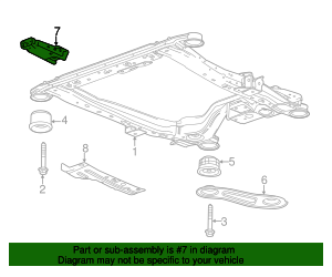 2013-2020 GM Side Member Reinforcement 20980222 GM | GMPartsDirect.com