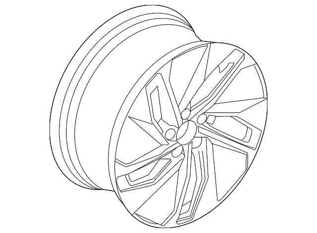 2021-2022 Volkswagen ID.4 Wheel, Alloy 11A-601-025-H-FZZ | OEM Parts Online