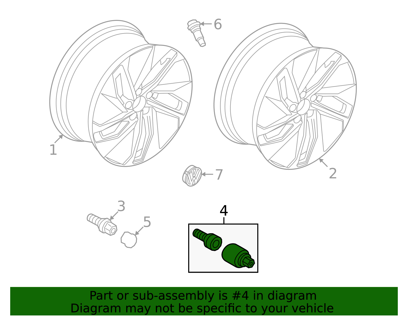 2021-2023 Volkswagen ID.4 Wheel Bolt WHT-002-537 | Retail Performance ...