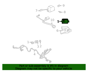 2019-2022 GM Passenger Side Obstacle Detection Control Module 84182643 ...