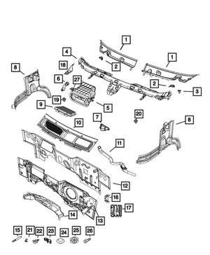 2014-2024 Ram Cabin Air Filter 68535618AA | Mopar eStore