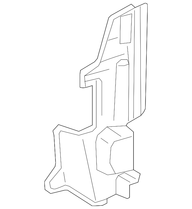 2015-2017 Toyota Camry Radiator Support Air Deflector 53293-06340 ...