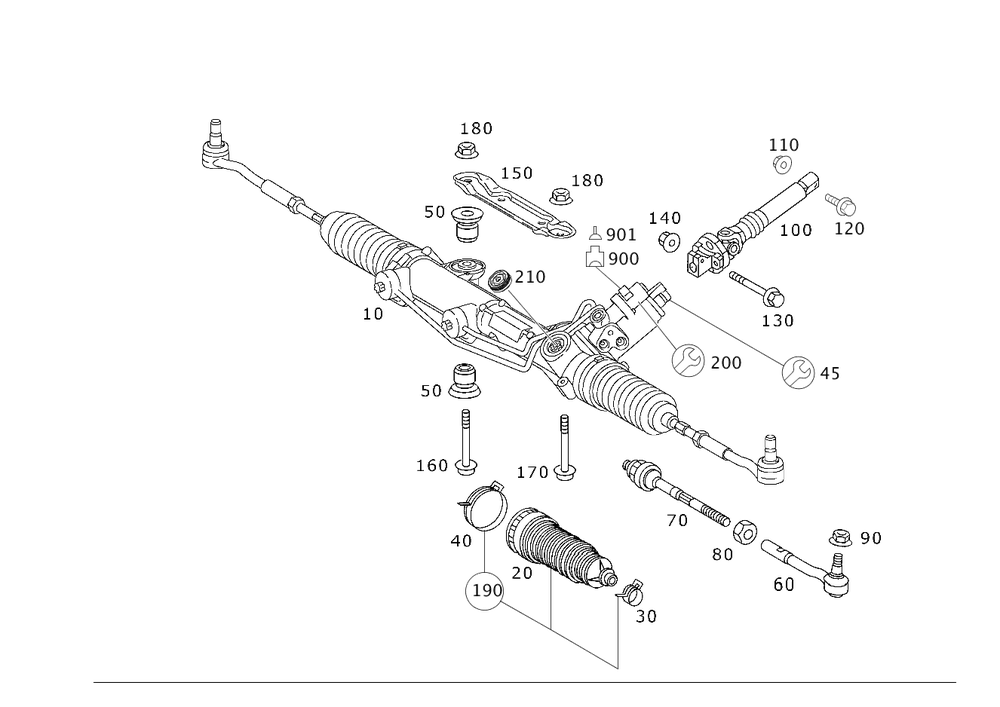 1994-2025 Mercedes-Benz Rubber Bushing 211-463-03-66 | Mercedes-Benz Parts