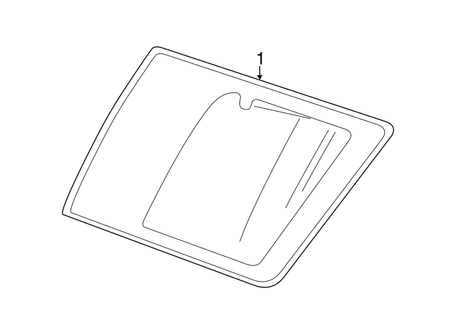 2015-2020 GM Passenger Side Quarter Rear Window 23220279 | TascaParts.com