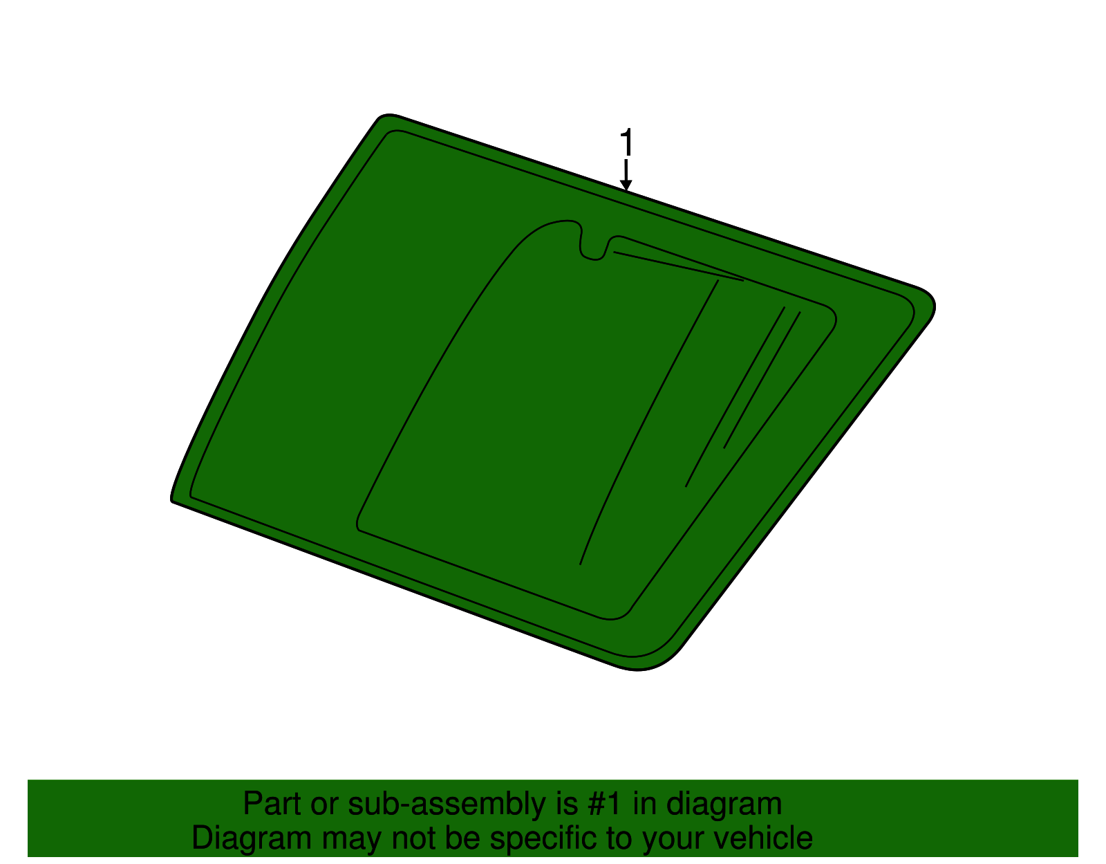 23220279 - Passenger Side Quarter Rear Window 2015-2020 GM | Gateway ...