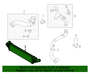 2020-2024 Ford Inter-Cooler LX6Z-6K775-A | OEM Parts Online
