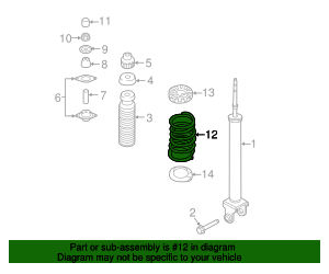 2016 Nissan Maxima Coil Spring 55020-4RA2A | OEM Parts Online