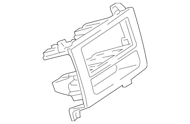 171-680-01-78-9051 - Radio Bezel 2005-2011 Mercedes-Benz | Mercedes ...