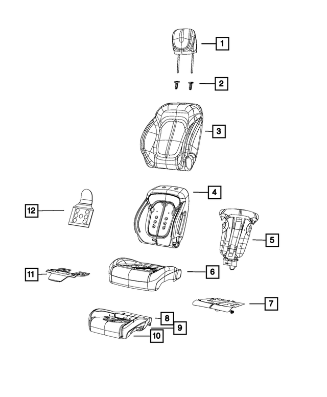 2015 Chrysler 200 Occupant Classification Module Kit 68260866AD ...