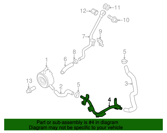 14053-3JA0B - Inlet Pipe - 2013-2018 Nissan | Nissan OEM Parts Direct