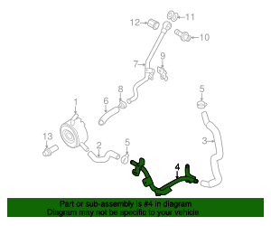 2013-2018 Nissan Inlet Pipe 14053-3JA0B | Nissan Parts Plus