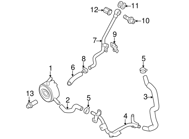 2013-2018 Nissan Inlet Pipe 14053-3JA0B | OEM Parts Online