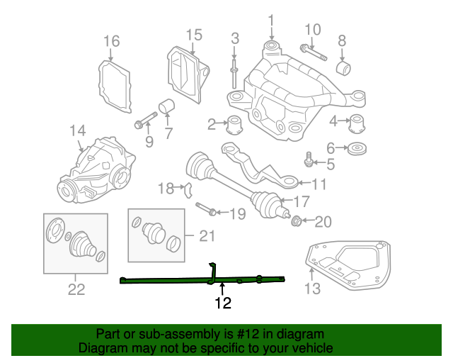 51718040189 - 2006-2008 BMW Z4 Lateral Rod (51-71-8-040-189) | BMW of ...