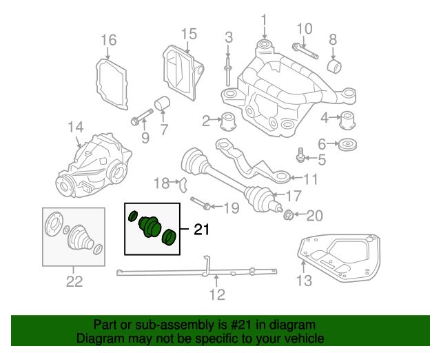 Genuine BMW 33-21-7-540-117 | Outer Boot | FREE Shipping on Most Orders ...