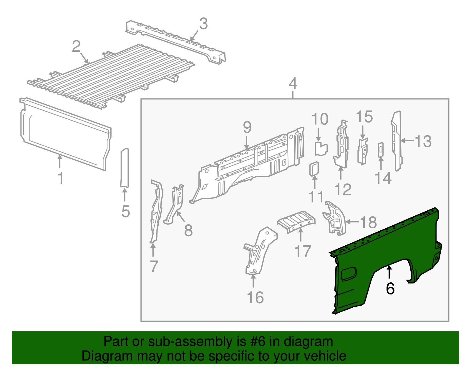 84931743 - High-Quality F Panel for AutoNation Parts