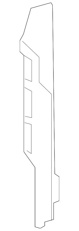 23225423 - Driver Side Pickup Box Side Panel Rear Outer Pillar GM 2015 ...