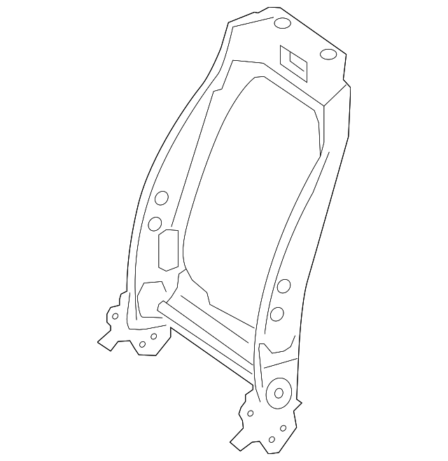 000-910-07-09 - Seat Back Frame 2014-2020 Mercedes-Benz | Mercedes-Benz ...