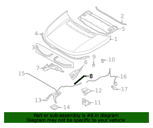 Genuine OEM Lift Cylinder Part# LR084691 Fits 2015-2024 Land Rover ...
