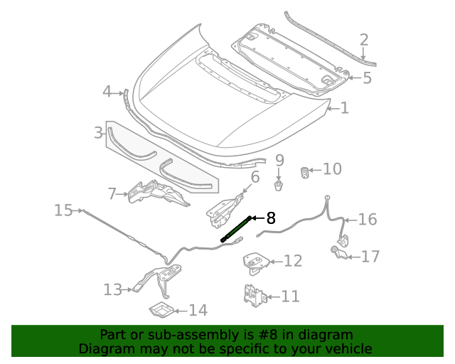 Genuine OEM Lift Cylinder Part# LR084691 Fits 2015-2024 Land Rover ...