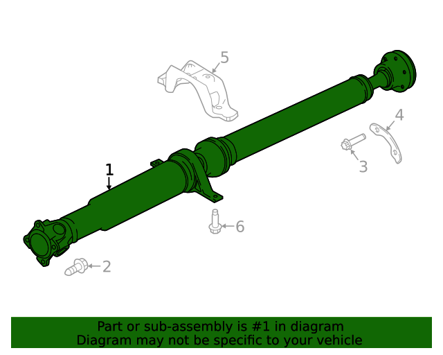 2020-2024 Land Rover Drive Shaft Assembly LR141984 | Sacramento Land ...