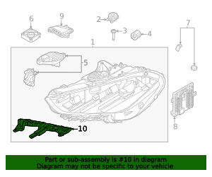 63119449606 - 2020-2021 BMW Lower Bracket (63-11-9-449-606) | BMW of ...