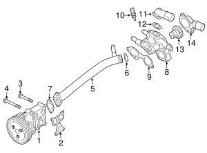 1308A012 - Engine Coolant Temperature Sensor 2008-2024 Mitsubishi ...