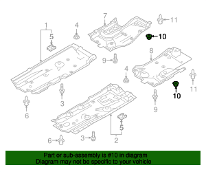 1997-2025 Mazda Filler Pipe Nut 9YB1-60-602 | RealMazdaParts.com
