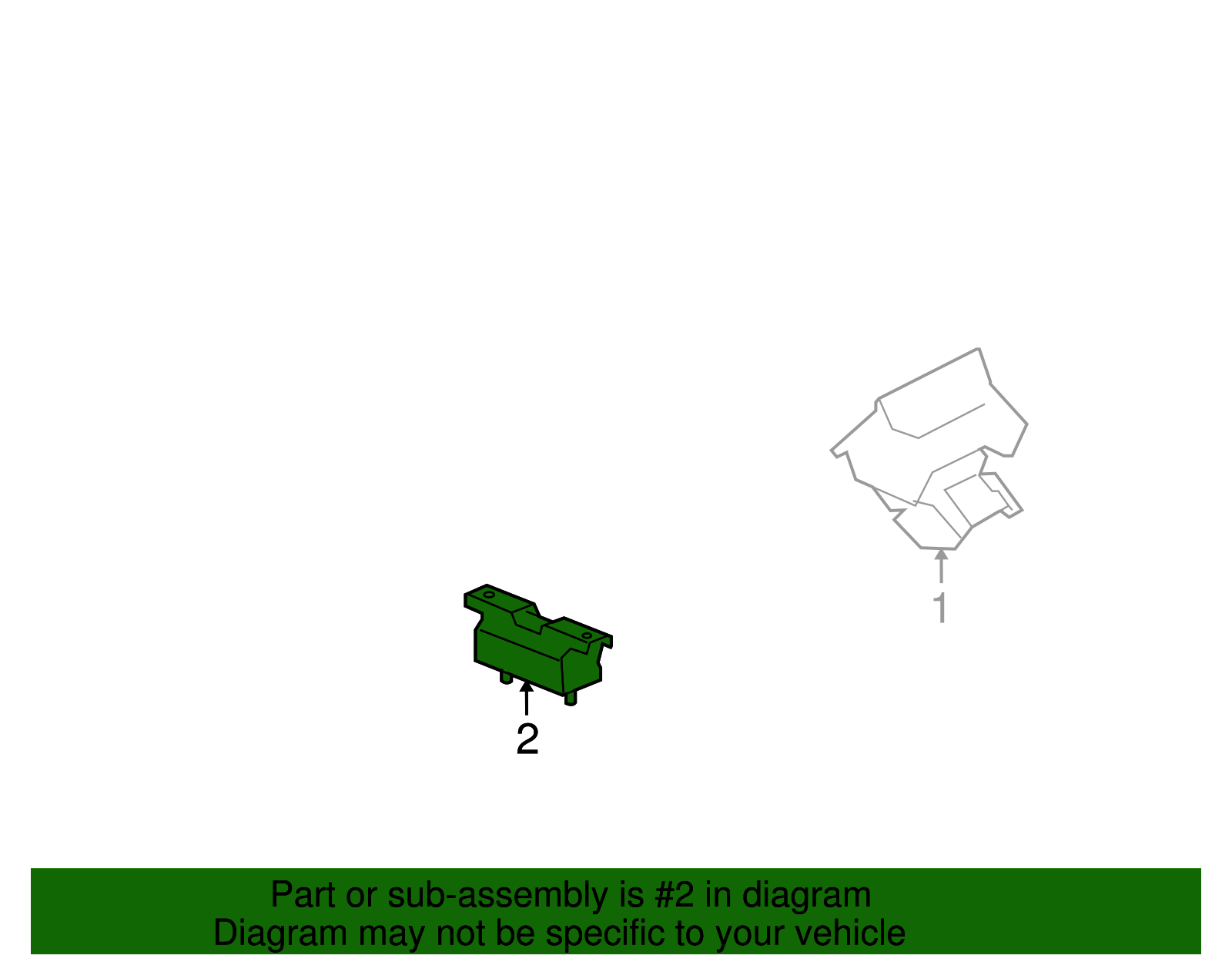 15813693 - Automatic Transmission Mount 2007-2014 GM | AutoNation Parts