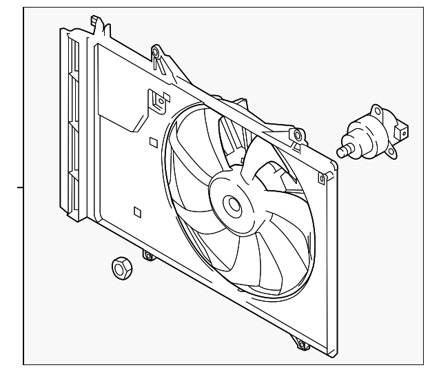 Toyota 2016-2020 Toyota Fan Assembly 16360-WB001 | Toyota Parts