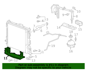 2023 Chevrolet Blazer Baffle 85592565 | GMPartsDirect.com