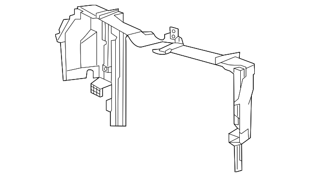 2020-2021 Chevrolet Blazer Radiator Air Front Upper Baffle 84779326 ...