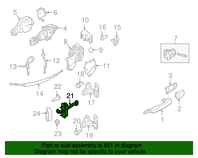 Door Check - 2017-2023 Land Rover Discovery (LR080288) | Land Rover ...