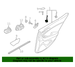 Genuine Door Trim Panel Clip for 2013-2025 Hyundai | Part# 82315-2W000 ...