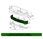 1999-2006 Chevrolet Bumper 12336026 GM | GMPartsDirect.com