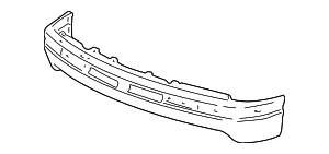 1999-2006 Chevrolet Front Bumper Impact Bar 12335826 GM | GMPartsDirect.com