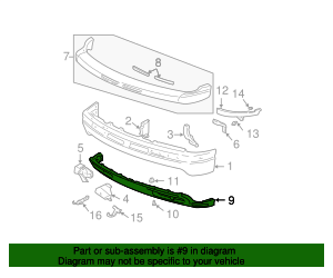 Buy Genuine GM Auto Parts - Deflector (Part # 15005294) | GM Parts Store