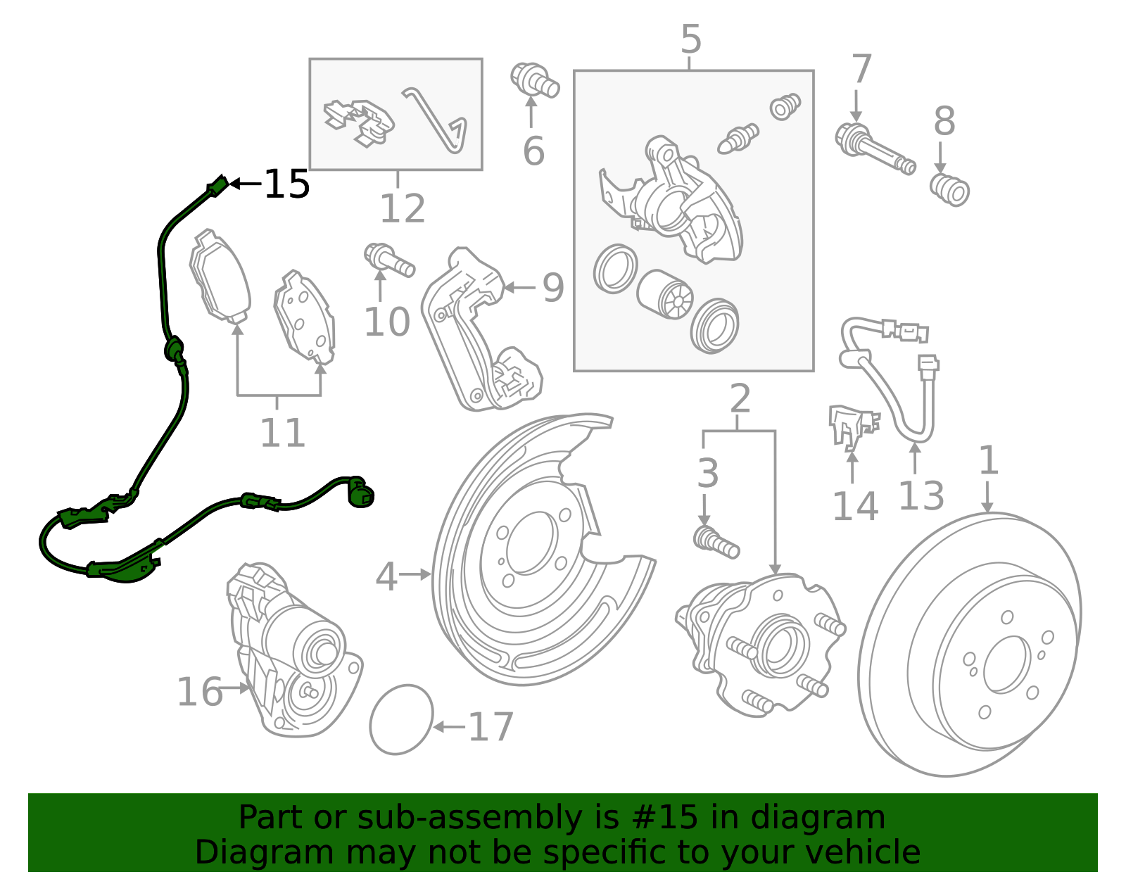 2019-2025 Toyota Corolla ABS Sensor 890C0-12010 | Toyota Parts Center