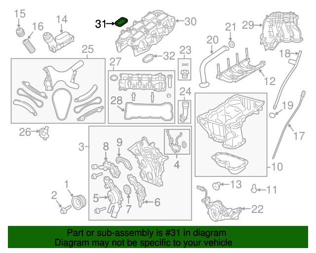 2011-2022 Mopar Intake Manifold Gasket 05184562AC | Shop Chrysler Parts ...
