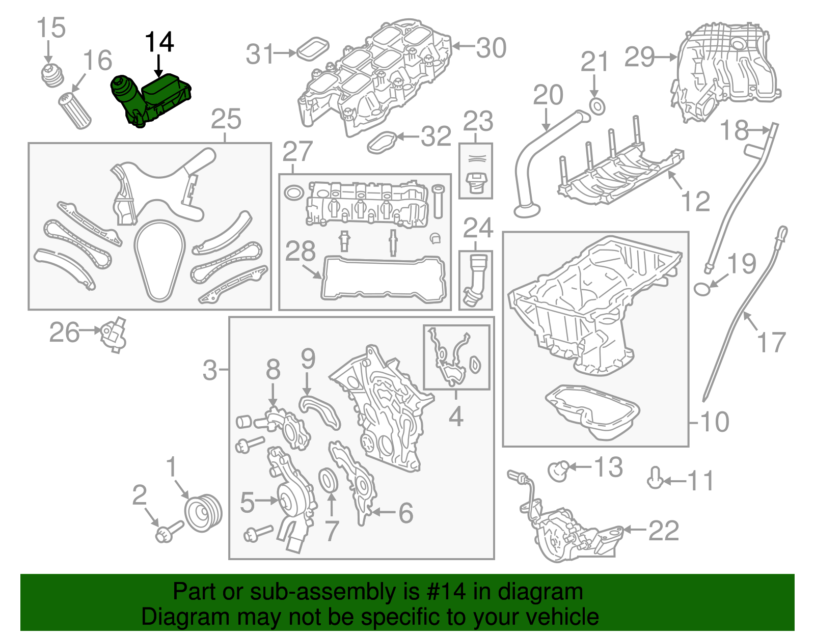 2011-2015 Mopar Oil Filter Housing 5184294AE | Mopar Parts Canada