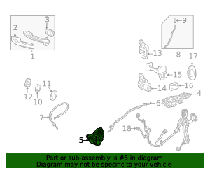 2020-2024 Cadillac CT5 Rear Passenger Side Door Latch 13540966 | Karl ...