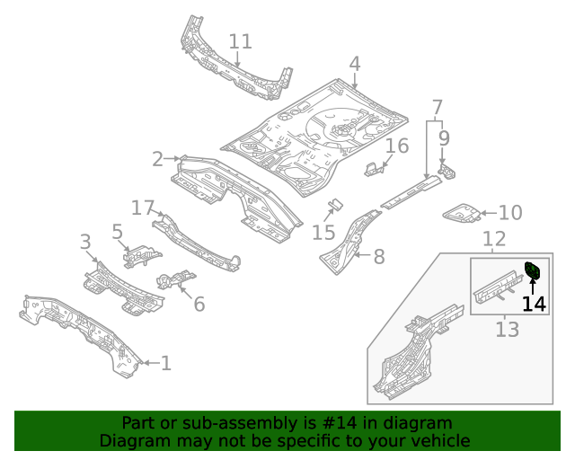 2019-2020 Mazda Rail End Bracket BDTS-53-89X | TascaParts.com