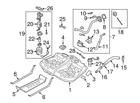 Fuel System Components for 2015 Kia Optima | Kia.Parts Store