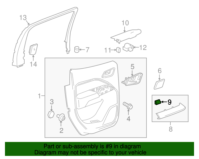 2008-2021 GM Multi-Purpose Clip 11610511 | GMPartsNow