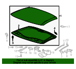 2014-2019 Chevrolet Corvette Roof Lift Off Window 84337516 GM ...