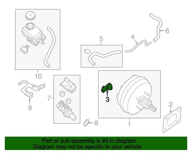 2014-2024 Nissan Pressure Sensor 25085-3JA0A | Nissan Parts OEM
