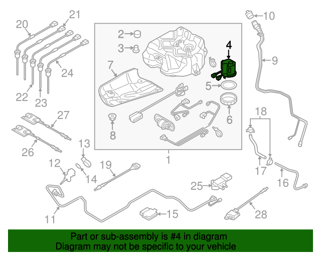 2014-2016 Audi Injector Pump 8R0-131-969-G | OEM Parts Online